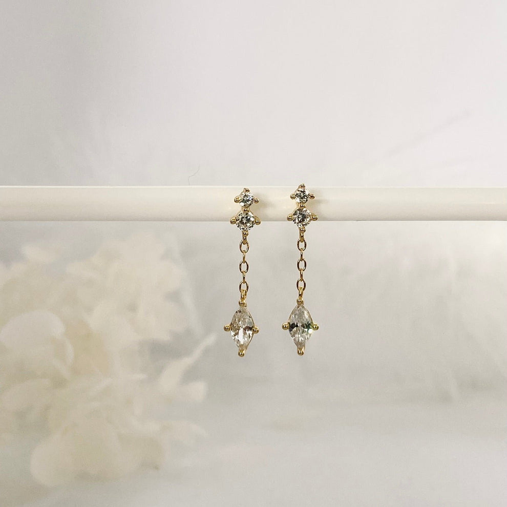 Alexa Chain Drop Earring Set – ANETT